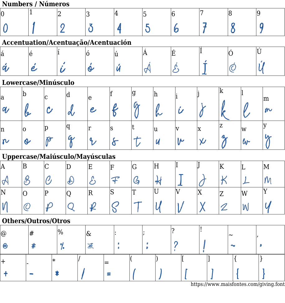 Giving: Free Font Download | MaisFontes