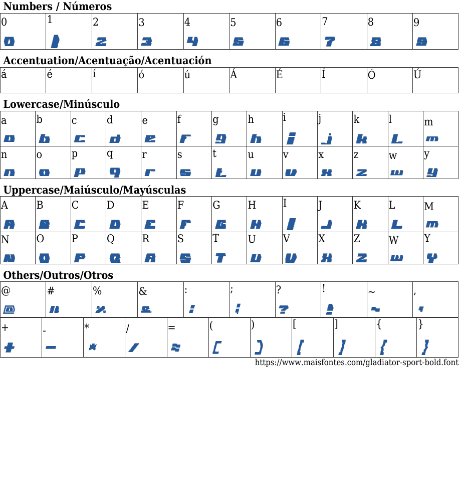 GLADIATOR SPORT Bold: Free Font Download | MaisFontes