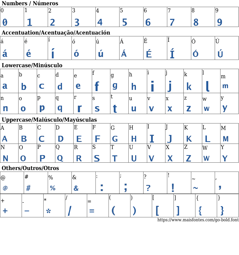 Go Bold: Free Font Download | MaisFontes