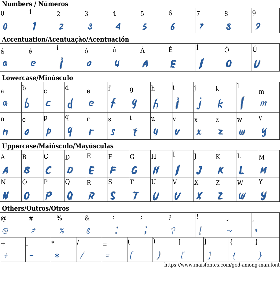 GOD AMONG MAN: Free Font Download | MaisFontes