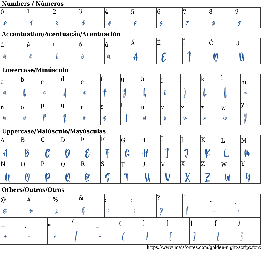 Golden Night Script: Free Font Download | MaisFontes