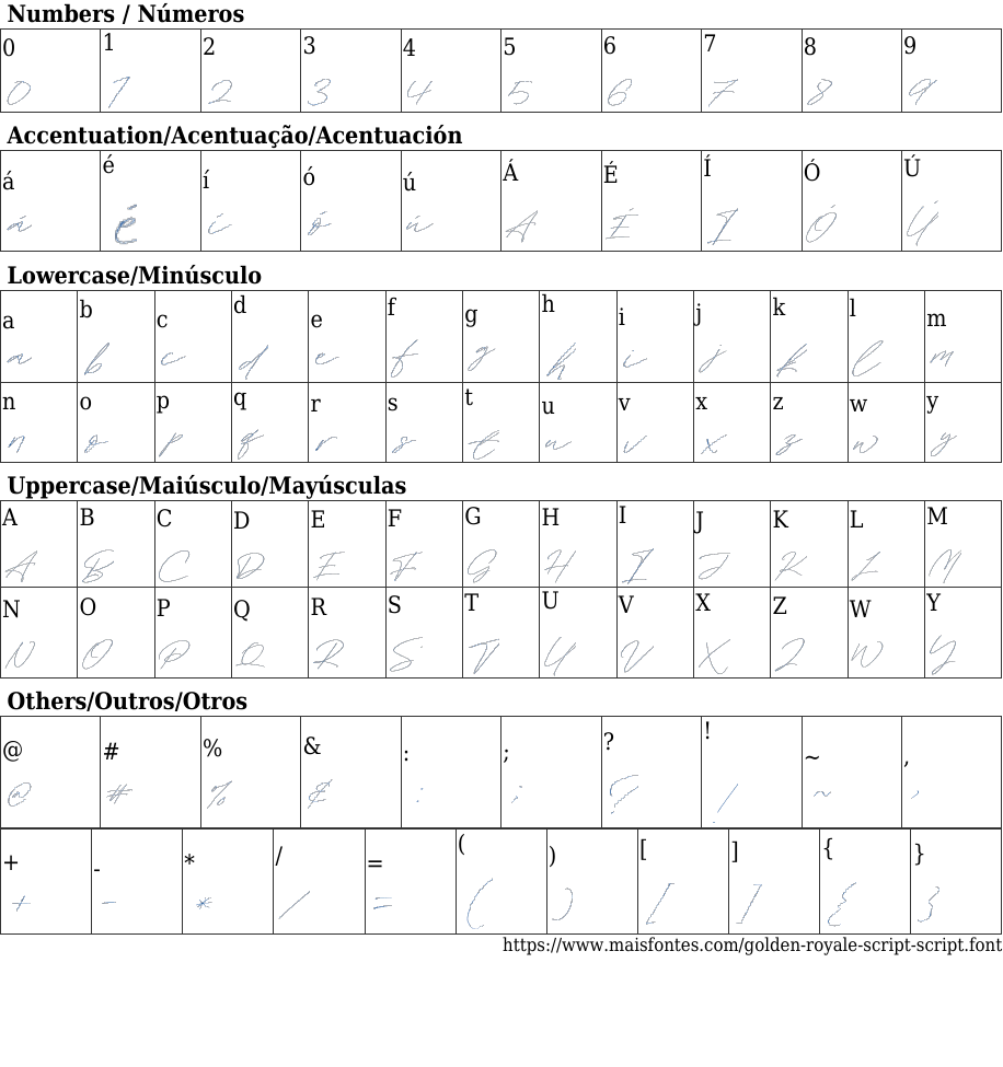 Golden Royale Script: Download Free Font | MaisFontes