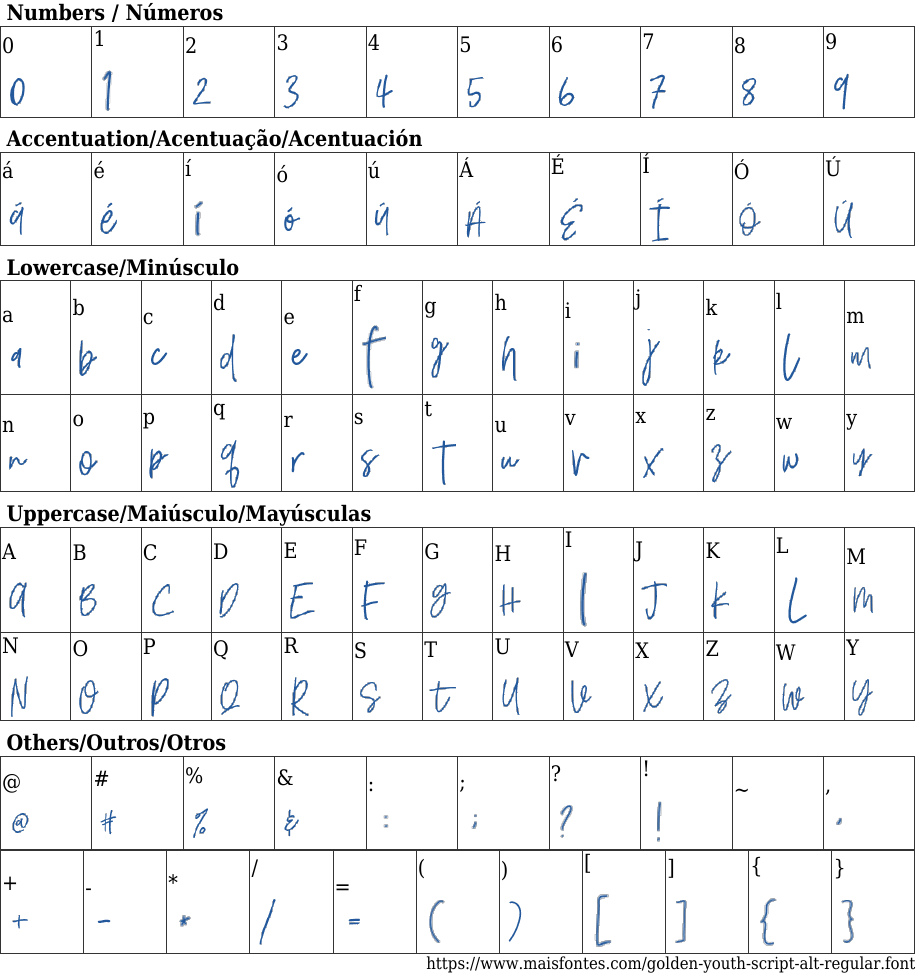 Golden Youth Script Alt Regular: Free Font Download | MaisFontes