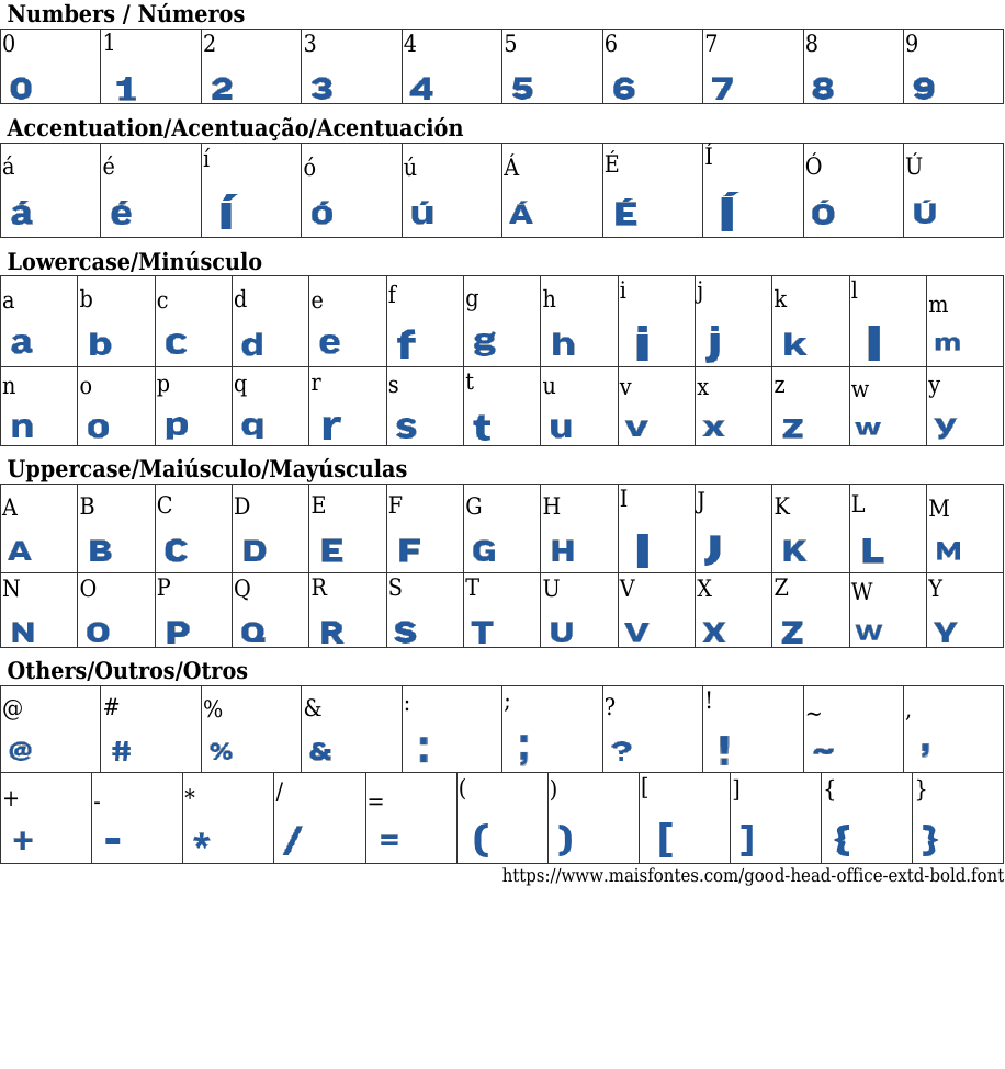 Good Headline Office Extended Bold Font: Free Download | MaisFontes