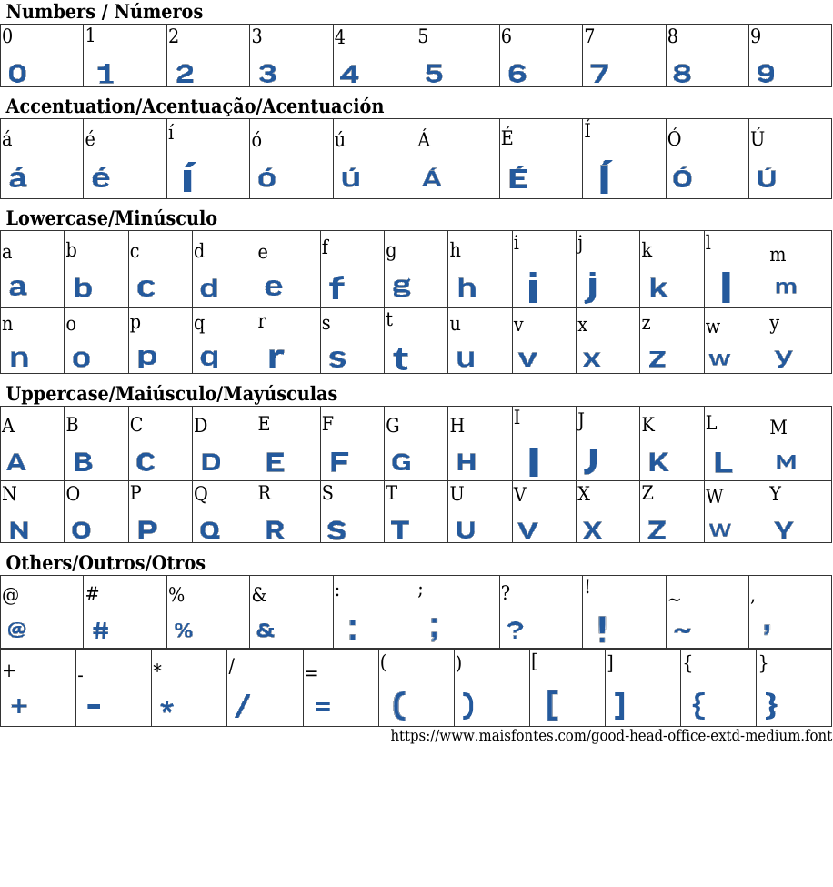 Good Headline Office Extended Medium Font: Free Download | MaisFontes