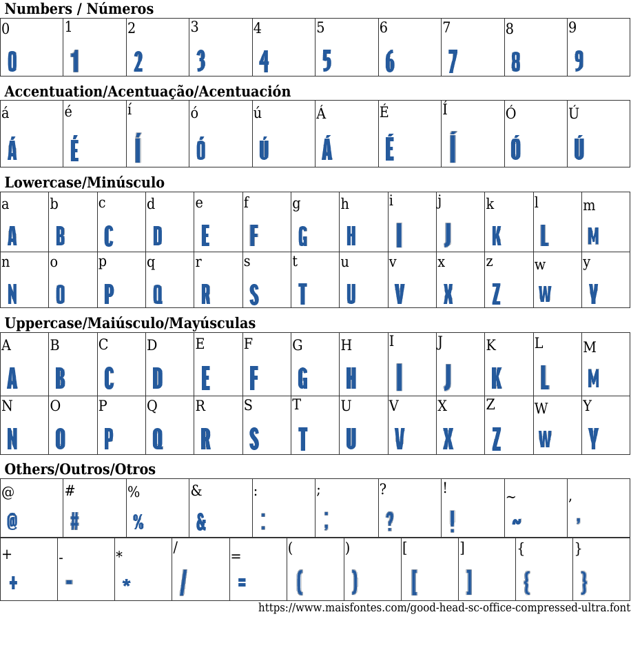 Good Headline SC Office Compressed Ultra: Free Font Download | MaisFontes