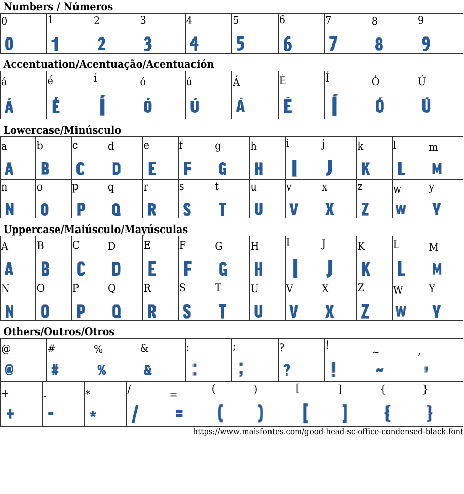 Good Headline SC Office Condensed Black: Free Font Download | MaisFontes