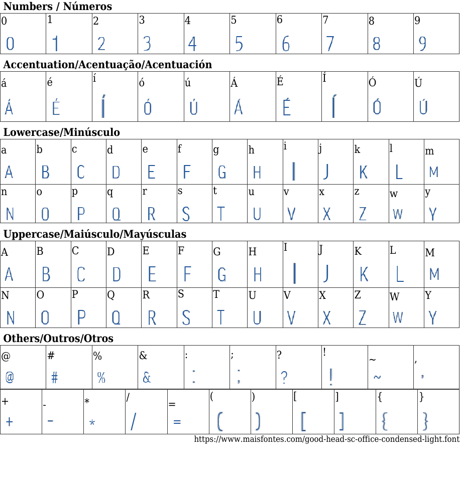 Good Headline SC Office Condensed Light: Free Font Download | MaisFontes