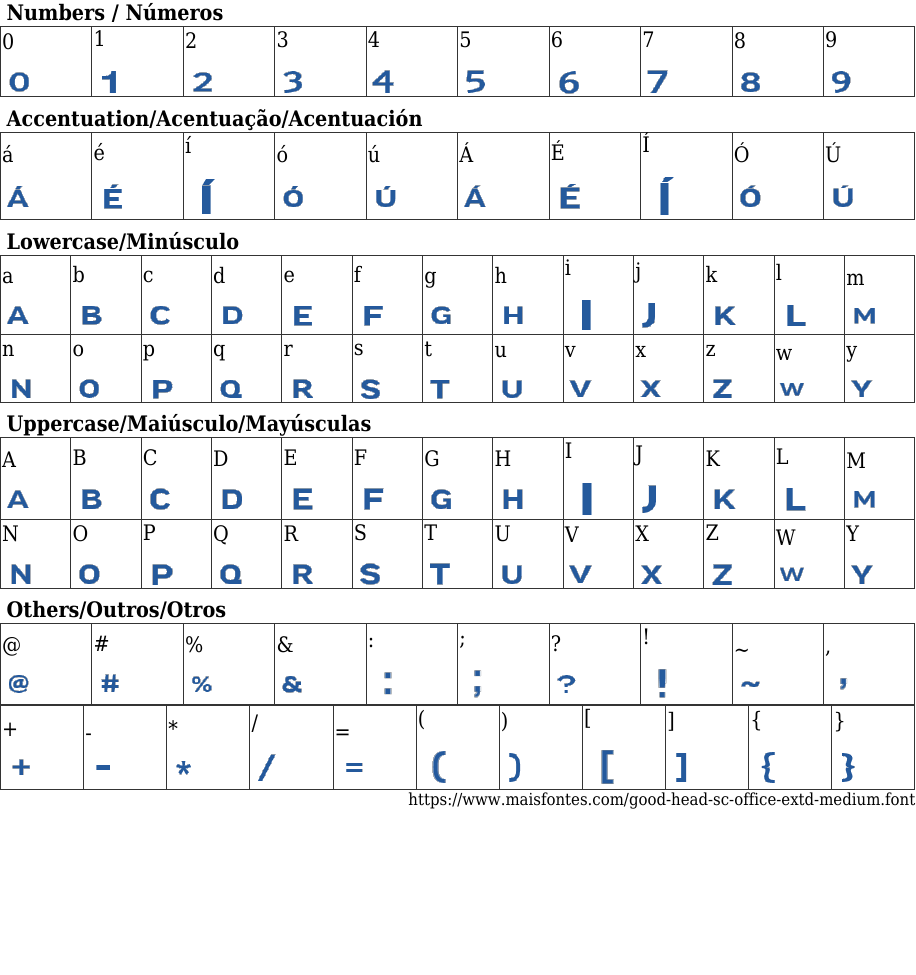 Good Headline SC Office Extended Medium Font: Free Download | MaisFontes