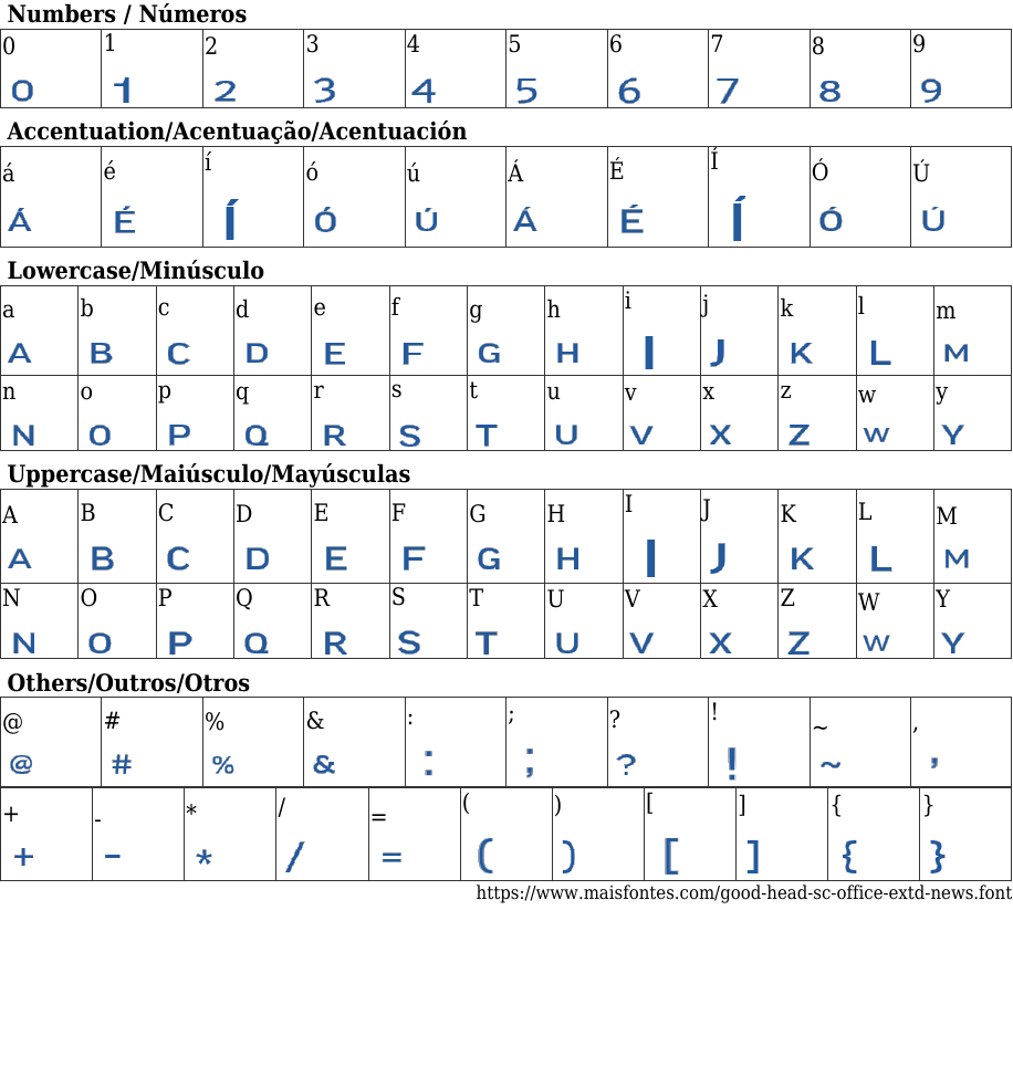 Good Headline SC Office Extended News: Free Font Download | MaisFontes