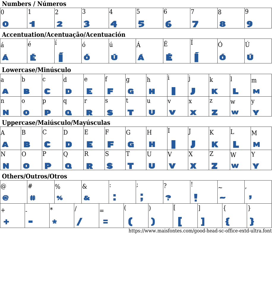 Good Headline SC Office Extended Ultra: Free Font Download | MaisFontes