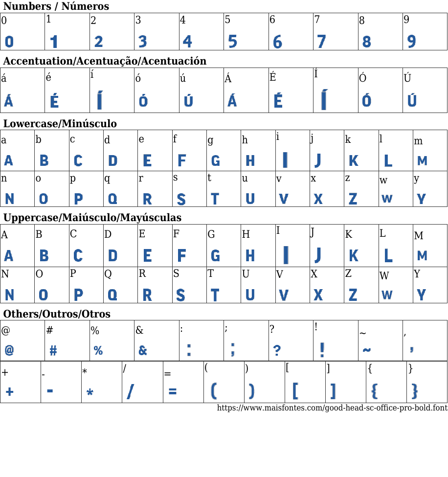 Good Headline SC Office Pro Bold: Free Font Download | MaisFontes