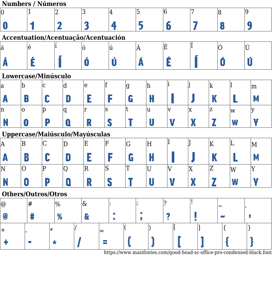 Good Headline SC Office Pro Condensed Black: Free Font Download ...