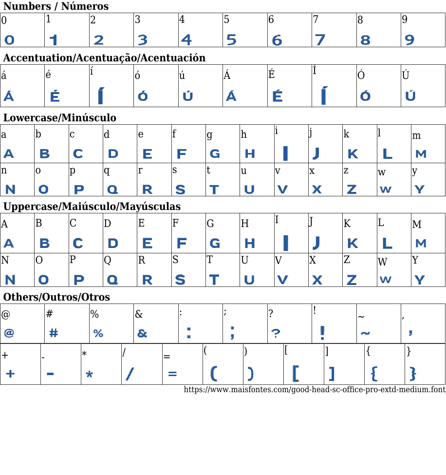 Good Headline SC Office Pro Extended Medium: Free Font Download ...