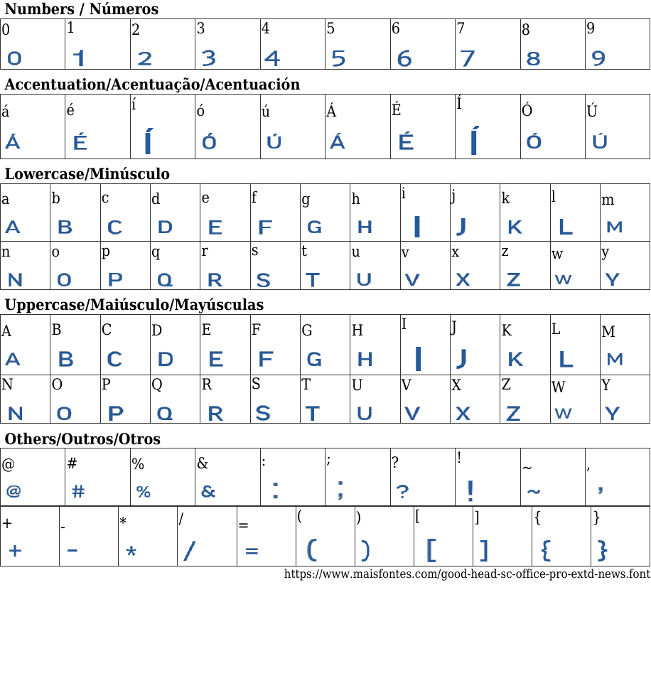 Good Headline SC Office Pro Extended News: Free Font Download | MaisFontes