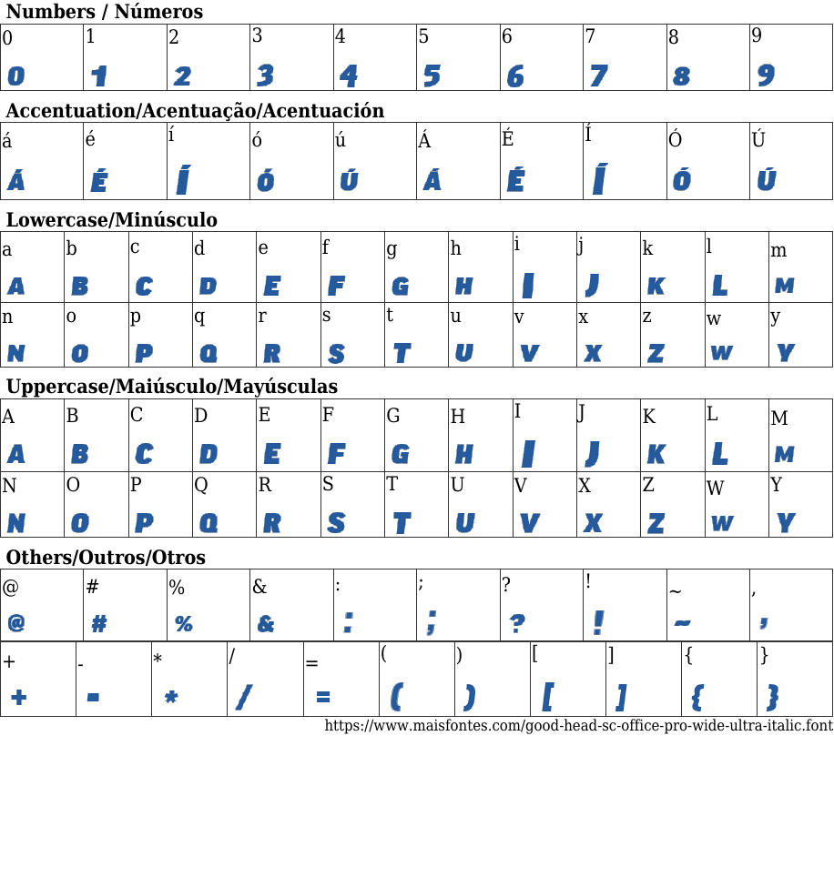Good Headline SC Office Pro Wide Ultra Italic: Free Font Download ...