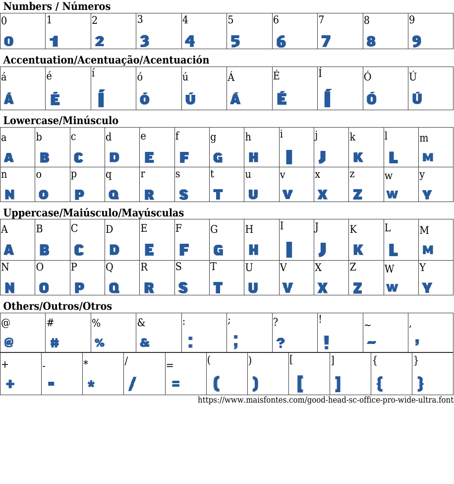 Good Headline SC Office Pro Wide Ultra Font: Free Download | MaisFontes