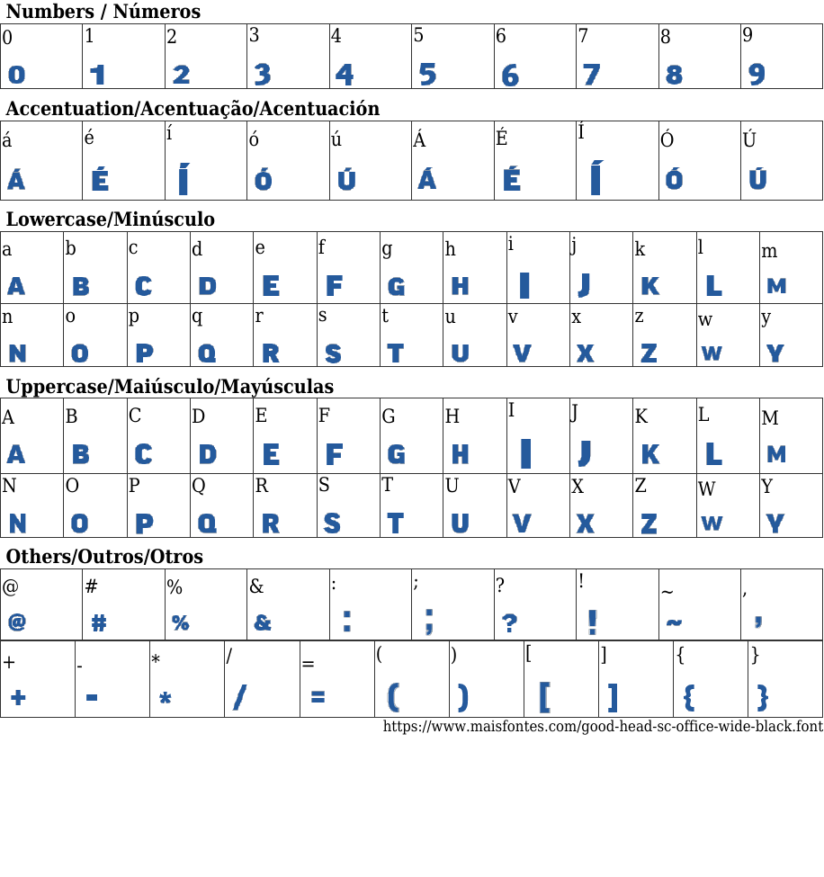 Good Headline SC Office Wide Black: Free Font Download | MaisFontes