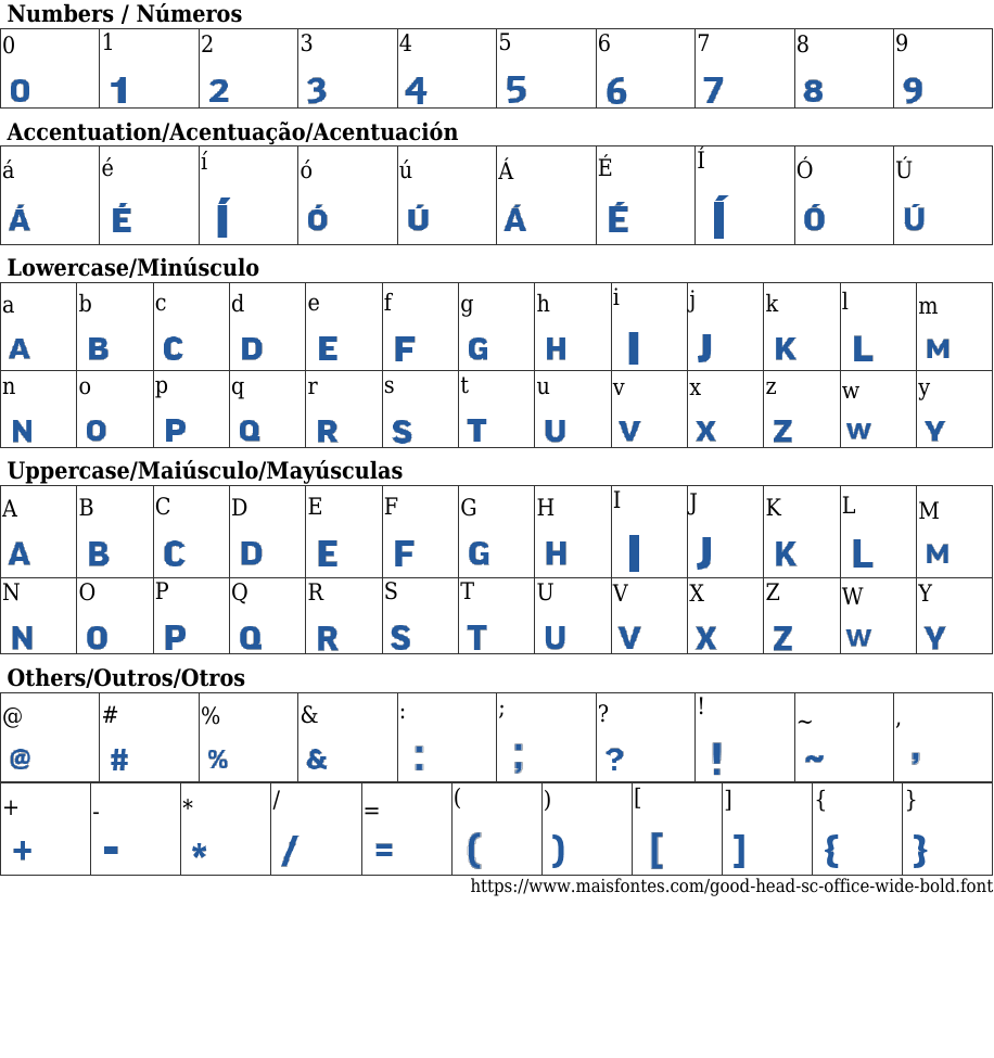 Good Headline SC Office Wide Bold: Free Font Download | MaisFontes