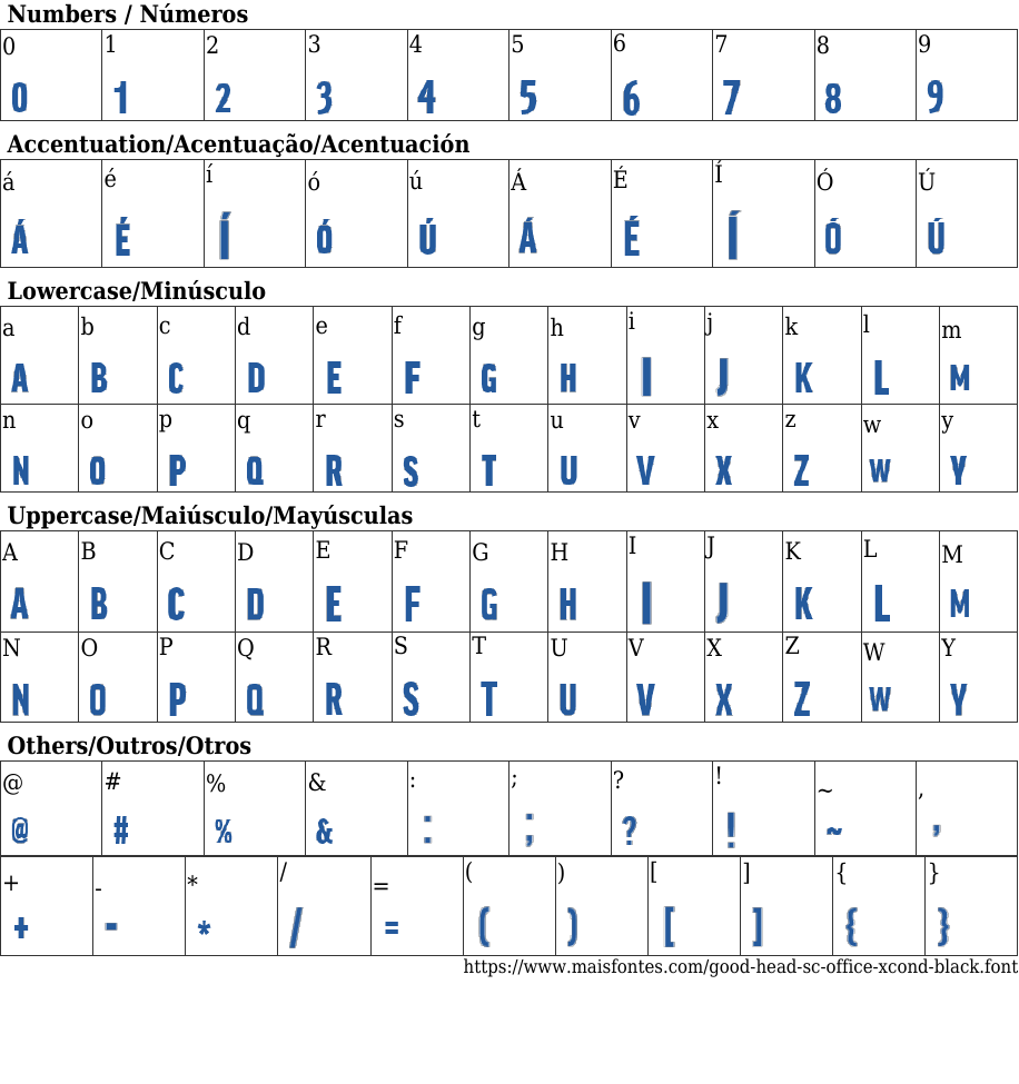 Good Headline SC Office XCondensed Black: Free Font Download | MaisFontes