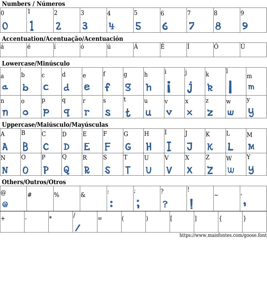 Goose: Free Font Download | MaisFontes