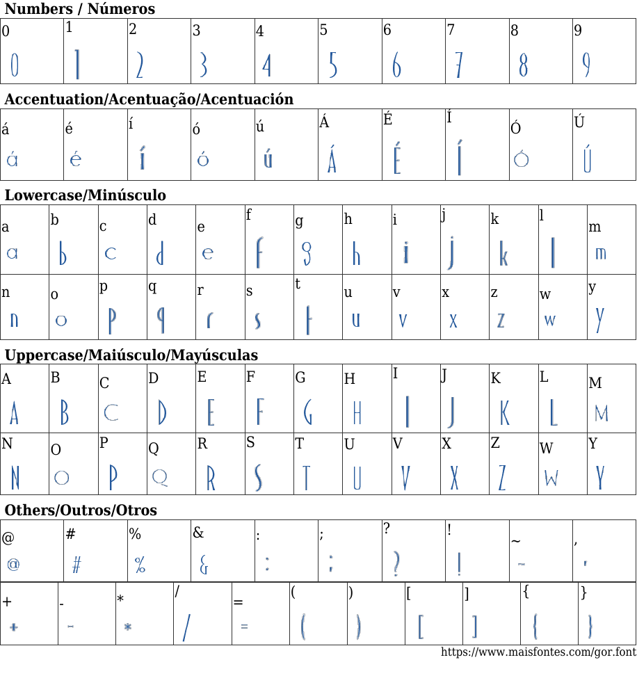 GOR: Free Font Download | MaisFontes