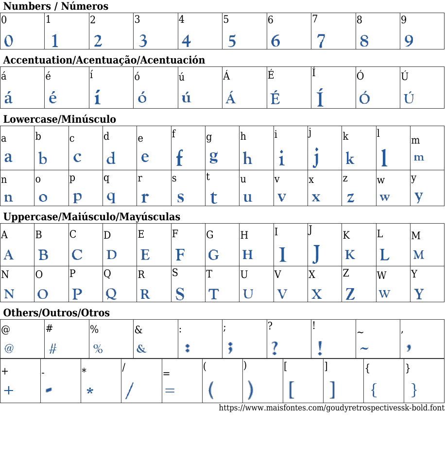 Goudy Retrospective SSK Bold Font: Free Download | MaisFontes