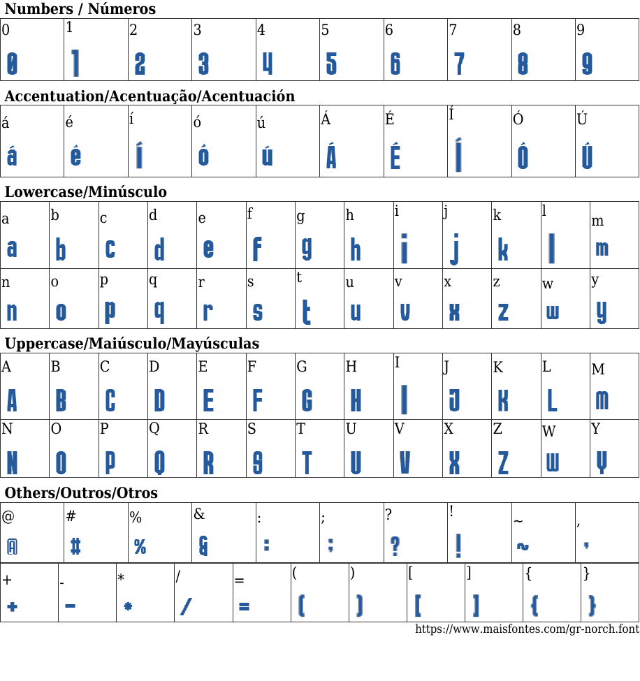 GR NORCH: Baixar Fonte Grátis | MaisFontes