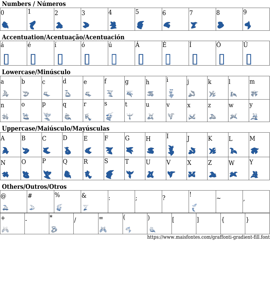 Graffonti Gradient Fill: Free Font Download | MaisFontes