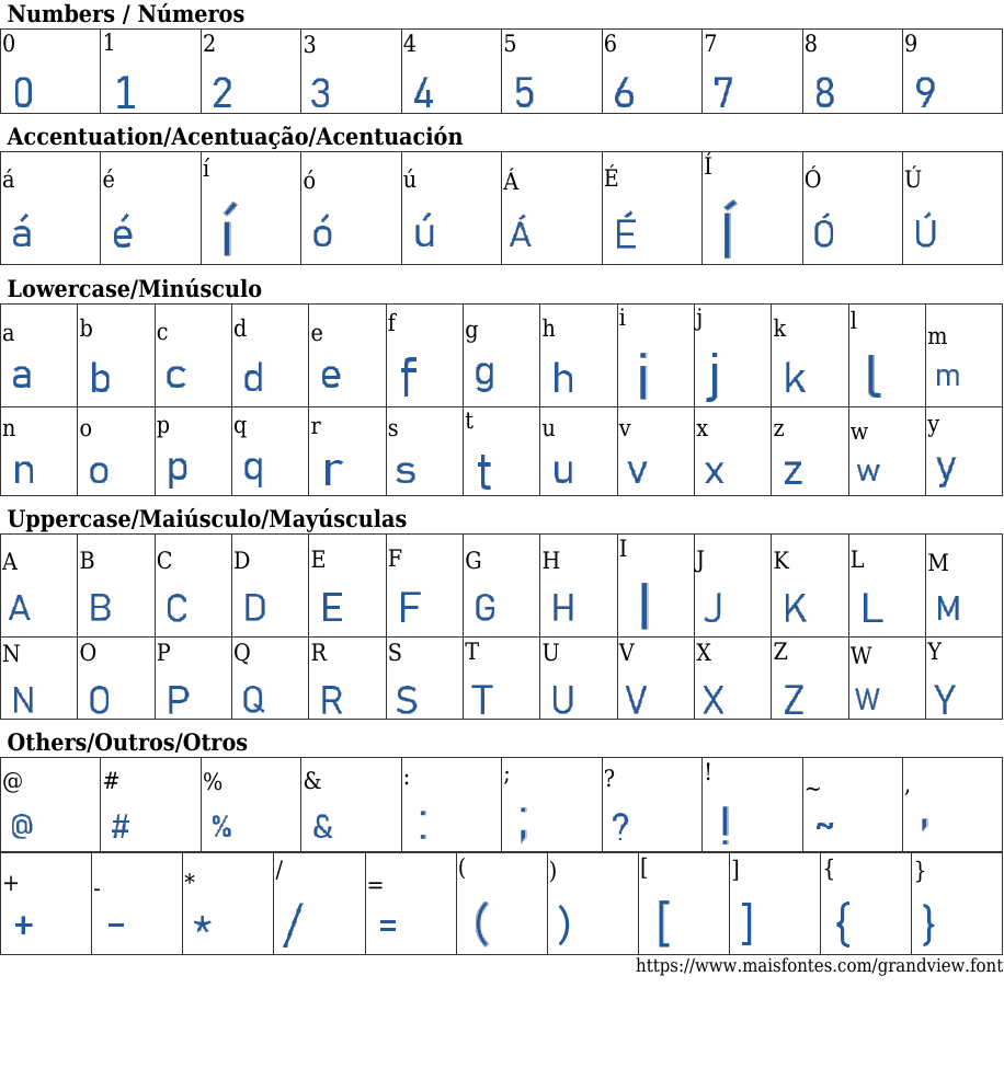 Grandview Font: Free Download | MaisFontes