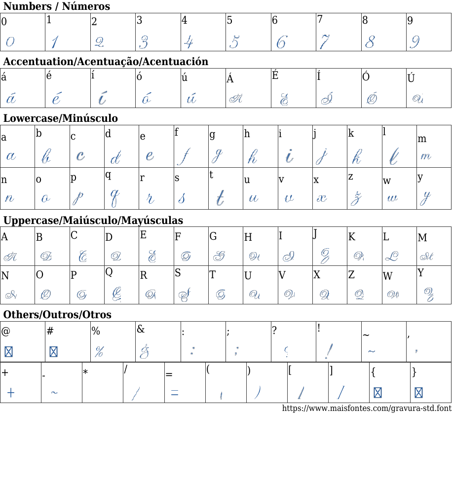 Gravura Std: Free Font Download | MaisFontes