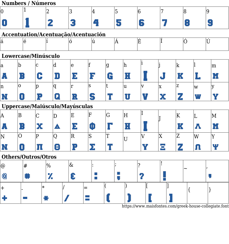 Greek House Collegiate: Free Font Download | MaisFontes