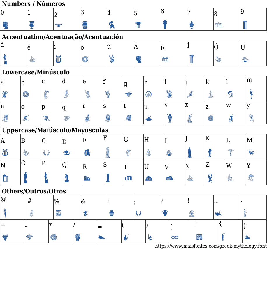 Greek Mythology: Free Font Download | MaisFontes