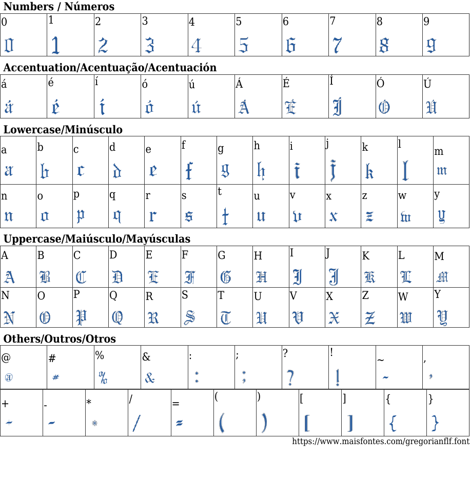 Gregorian FLF: Free Font Download | MaisFontes