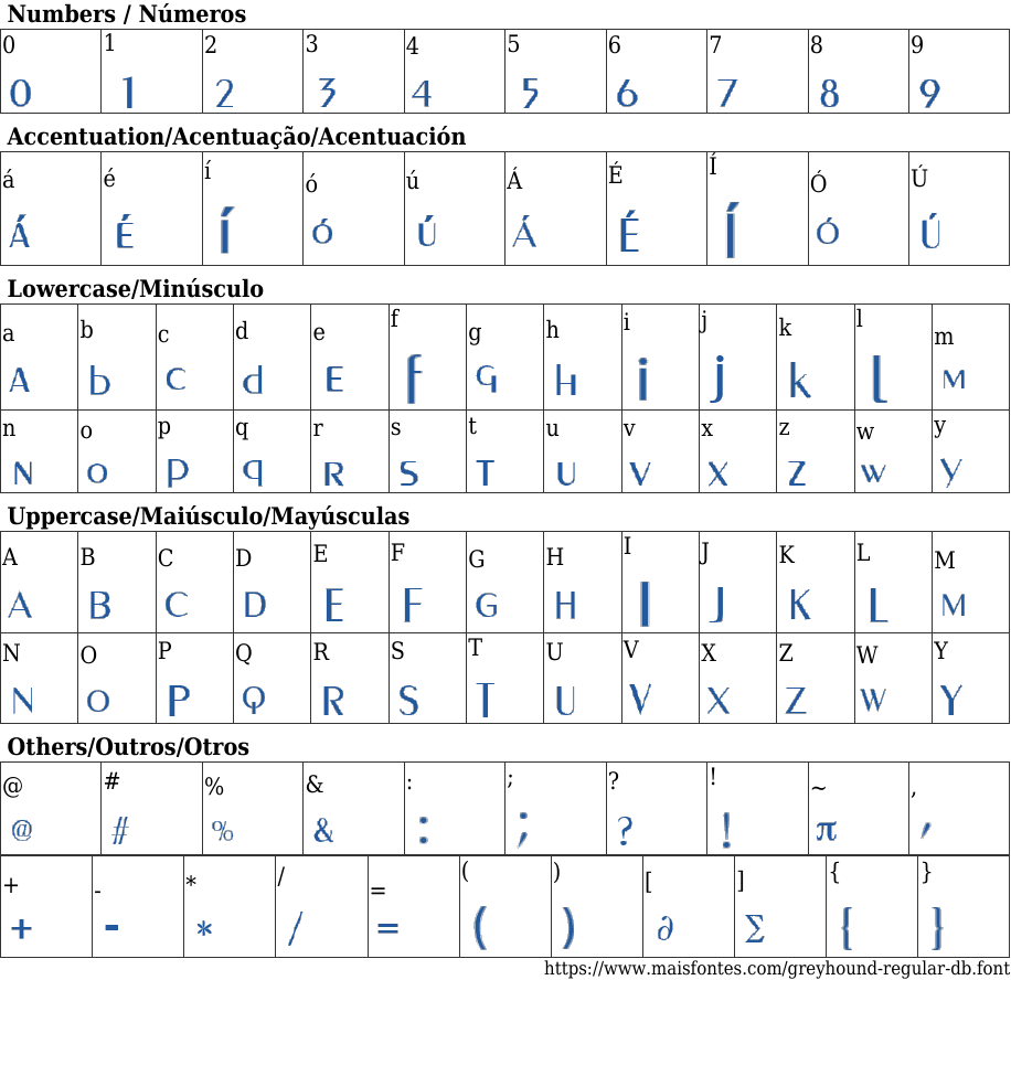 Greyhound Regular DB: Free Font Download | MaisFontes