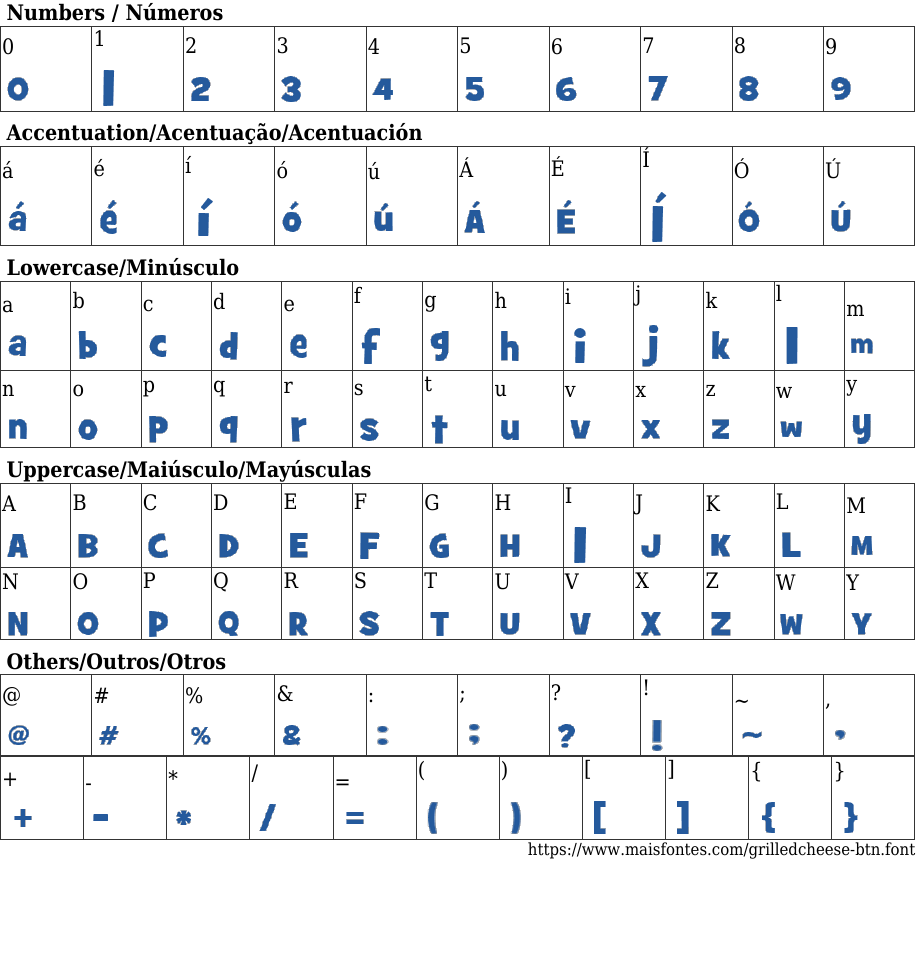 GrilledCheese BTN Font: Free Download | MaisFontes