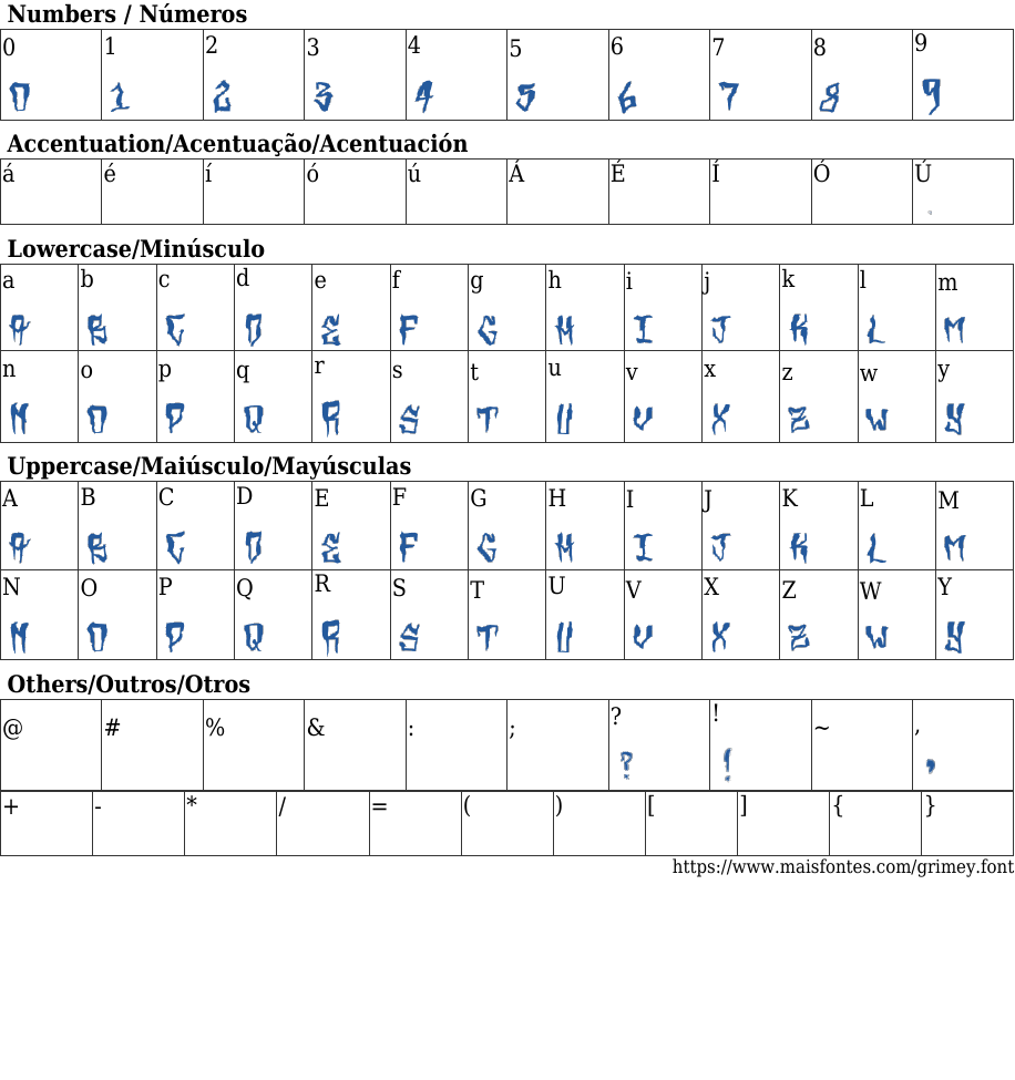 Grimey: Free Font Download | MaisFontes