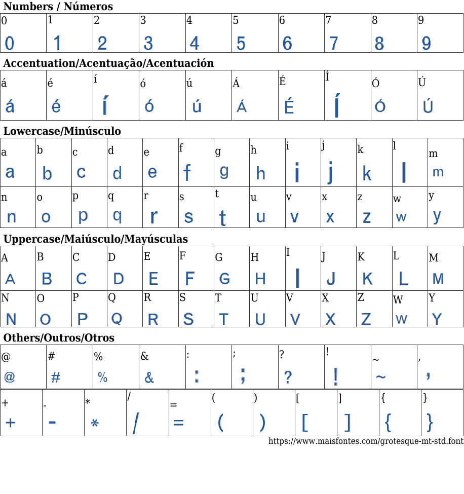 Grotesque MT Std: Free Font Download | MaisFontes