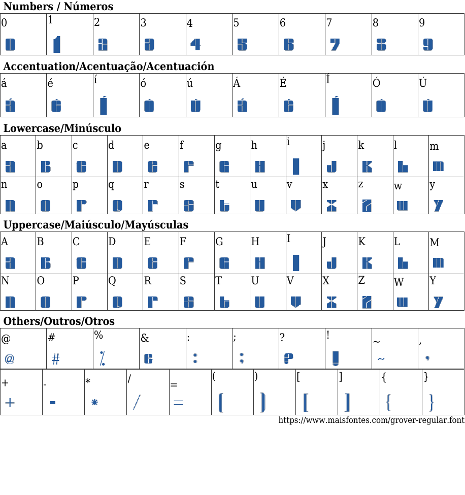 Grover IMSI Regular: Free Font Download | MaisFontes