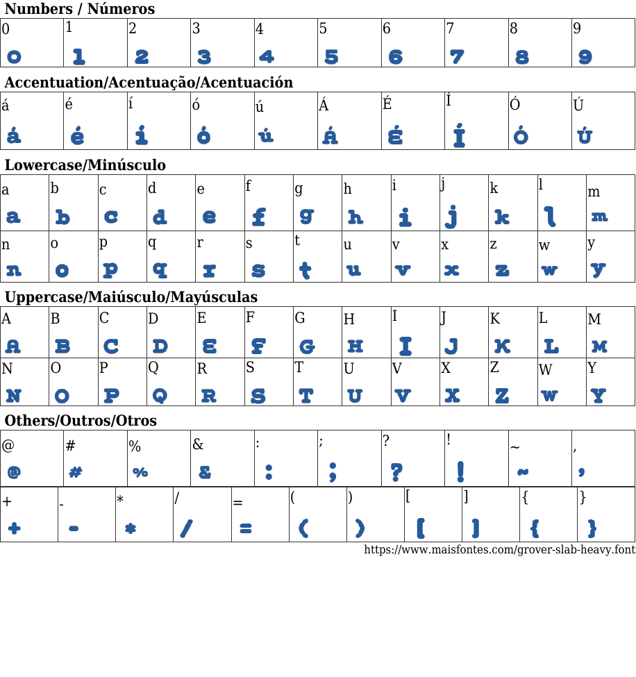 Grover Slab Heavy: Free Font Download | MaisFontes