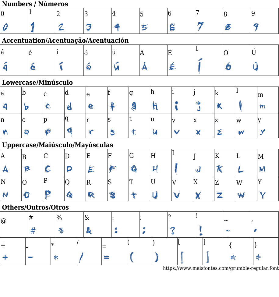 Grumble Regular: Baixar Fonte Grátis | MaisFontes