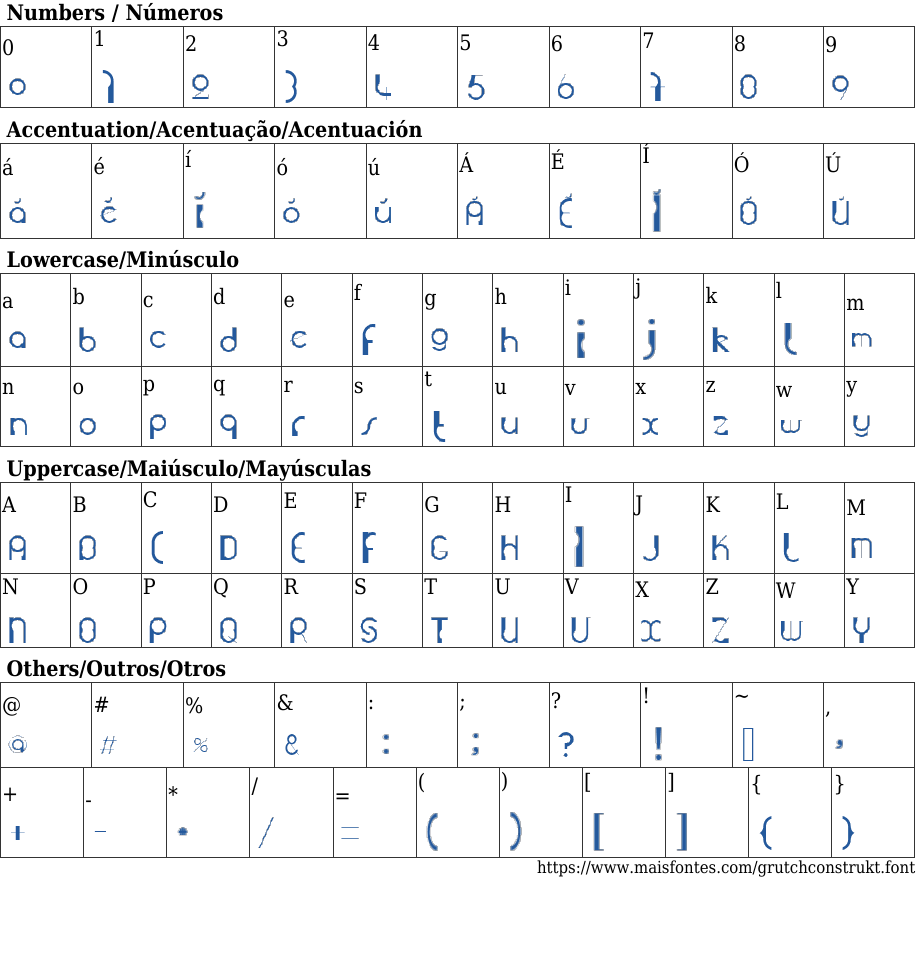 Grutch Construkt: Baixar Fonte Grátis | MaisFontes