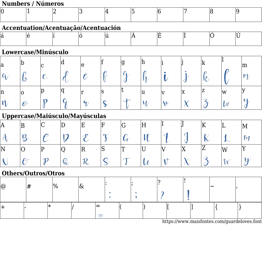 Guardeloves: Free Font Download | MaisFontes