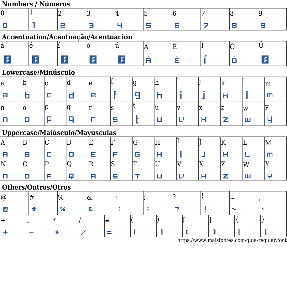 Guia Regular: Free Font Download | MaisFontes