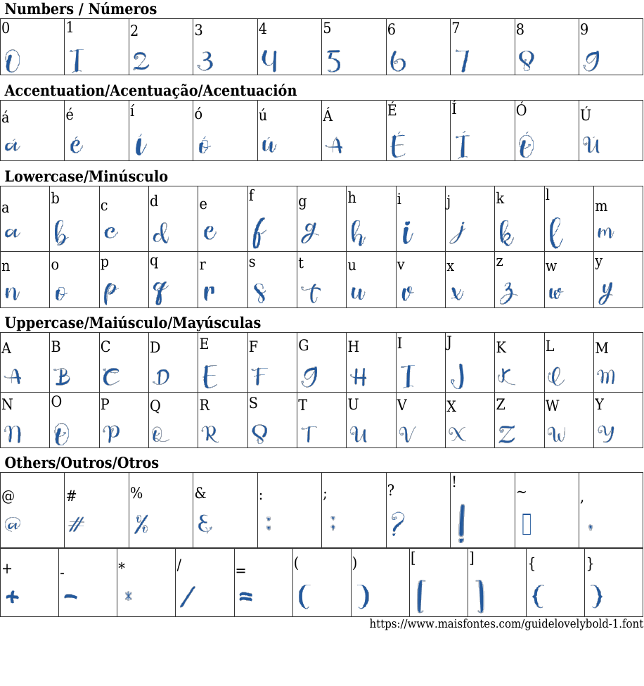 Guide Lovely Bold: Free Font Download | MaisFontes