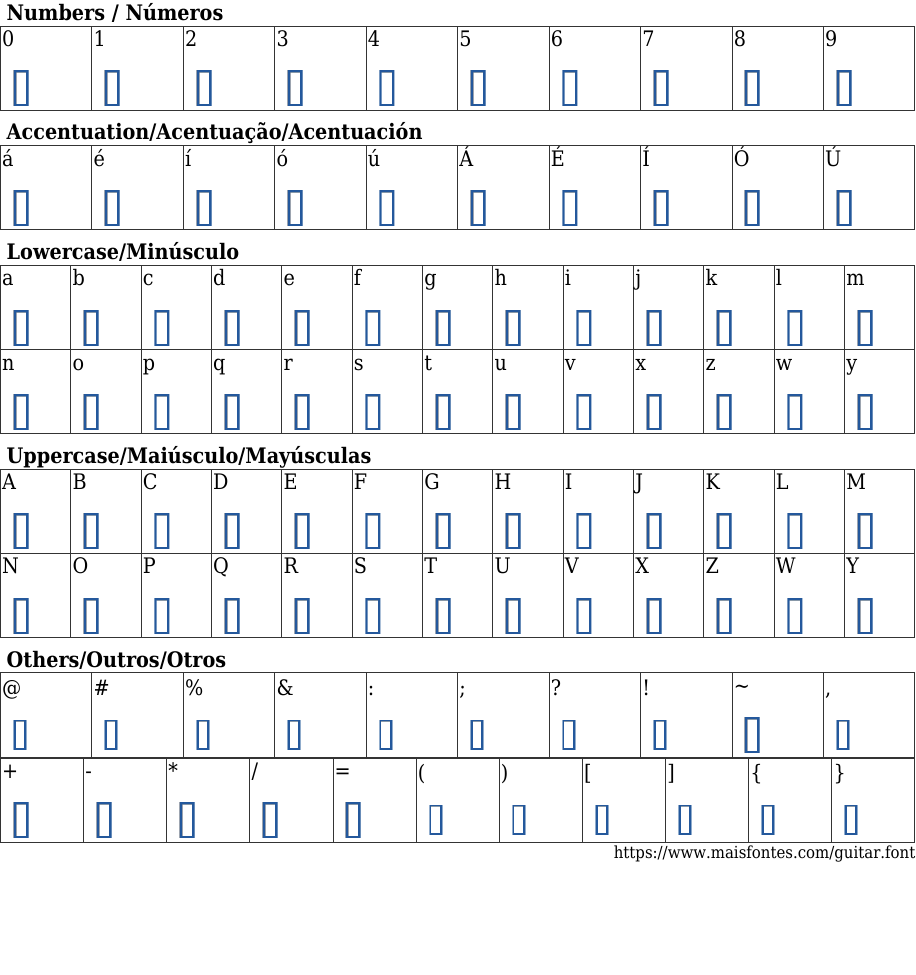 Guitar: Free Font Download | MaisFontes