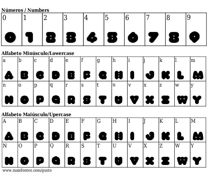 Gusto: Free Font Download | MaisFontes