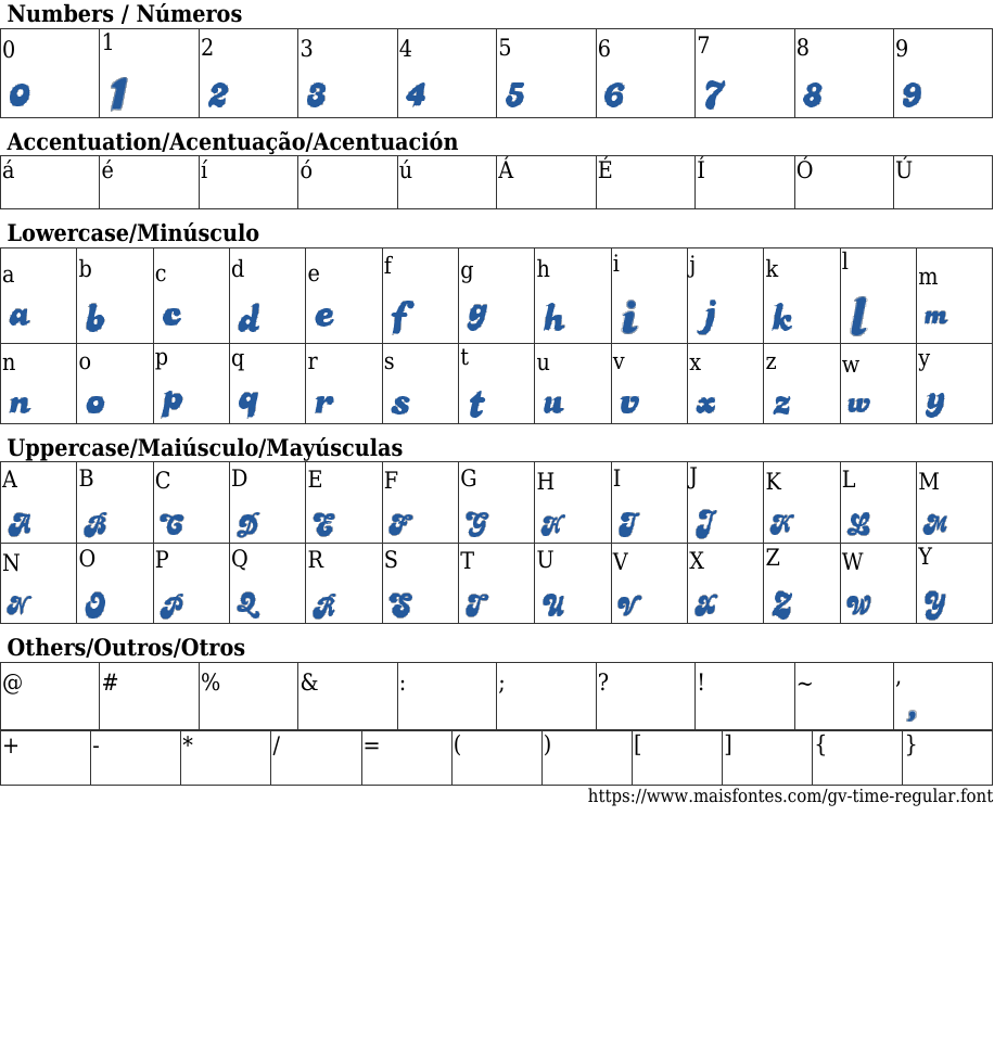 Gv Time Regular Font: Free Download | MaisFontes