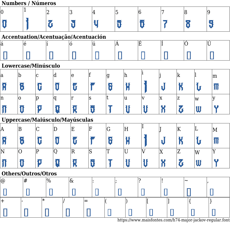 H74 Major Jackov Regular: Free Font Download | MaisFontes