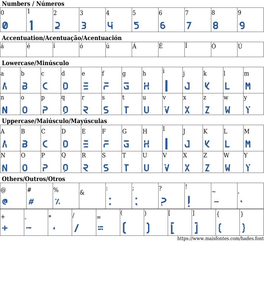 Hades: Free Font Download | MaisFontes